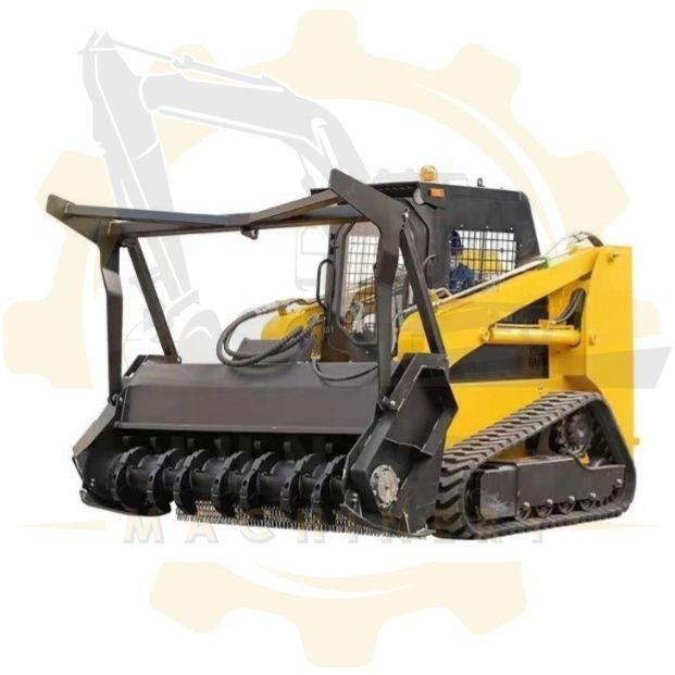 Highly Productive Forestry Mulcher Skid Steer Loader with HANSA ...